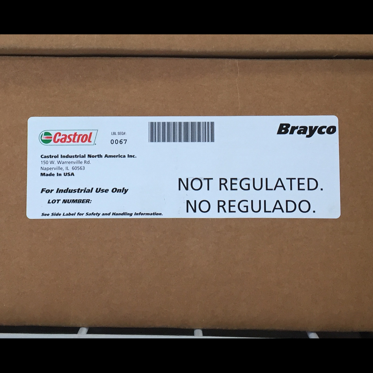 MIL-PRF-7870E - Castrol Brayco 363, caja de 12/1 cuarto de galón ...