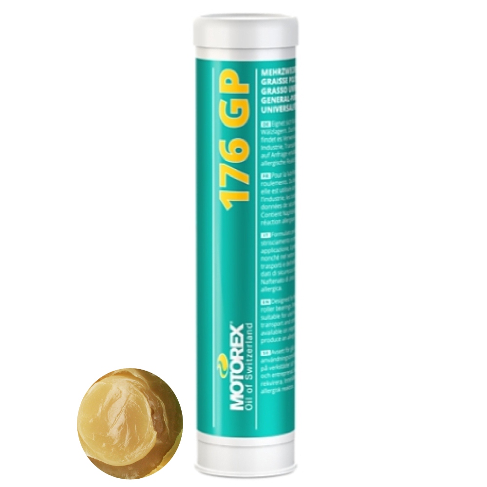Motorex FETT 176 GP Multi-purpose lithium grease NLGI 2 400g cartridge ...