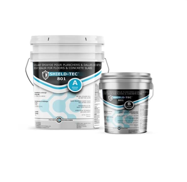 SHIELD-TEC 801 Industrial & Fast Curing Clear Concrete Epoxy Floor ...